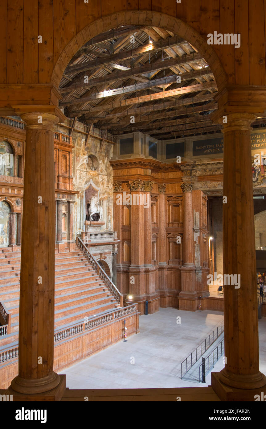 Farnese Theatre in the Pilotta Palace, Parma, Emilia-Romagna, Italy ...