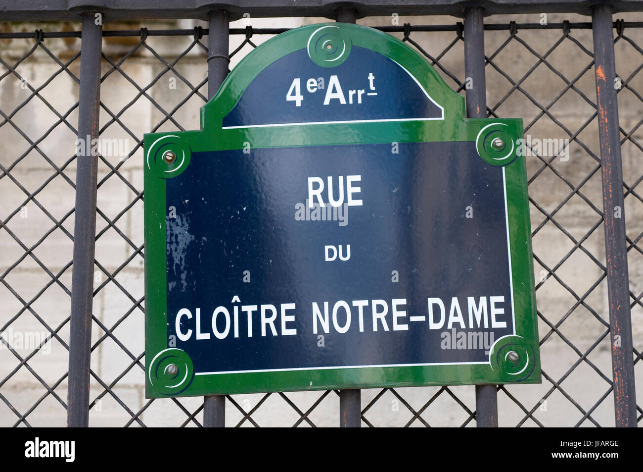 Street sign, Paris, France Stock Photo - Alamy