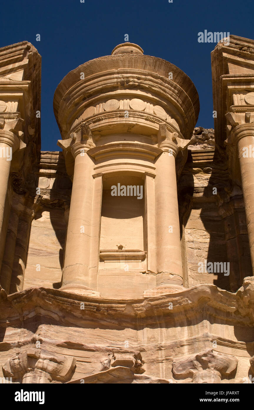 Jordan, Petra, The Monastery, Al Deir Stock Photo - Alamy