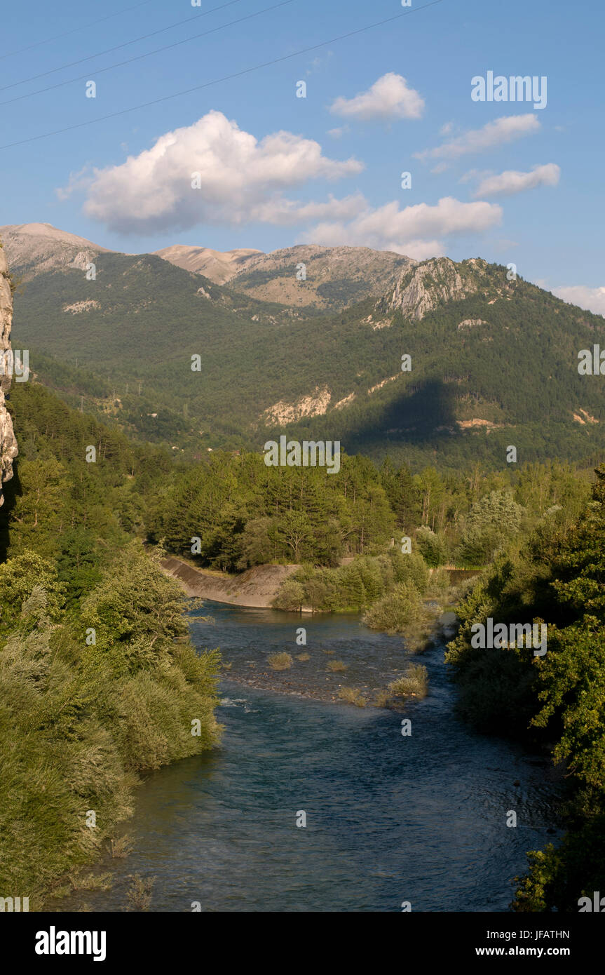Castellane, Provence, France Stock Photo - Alamy