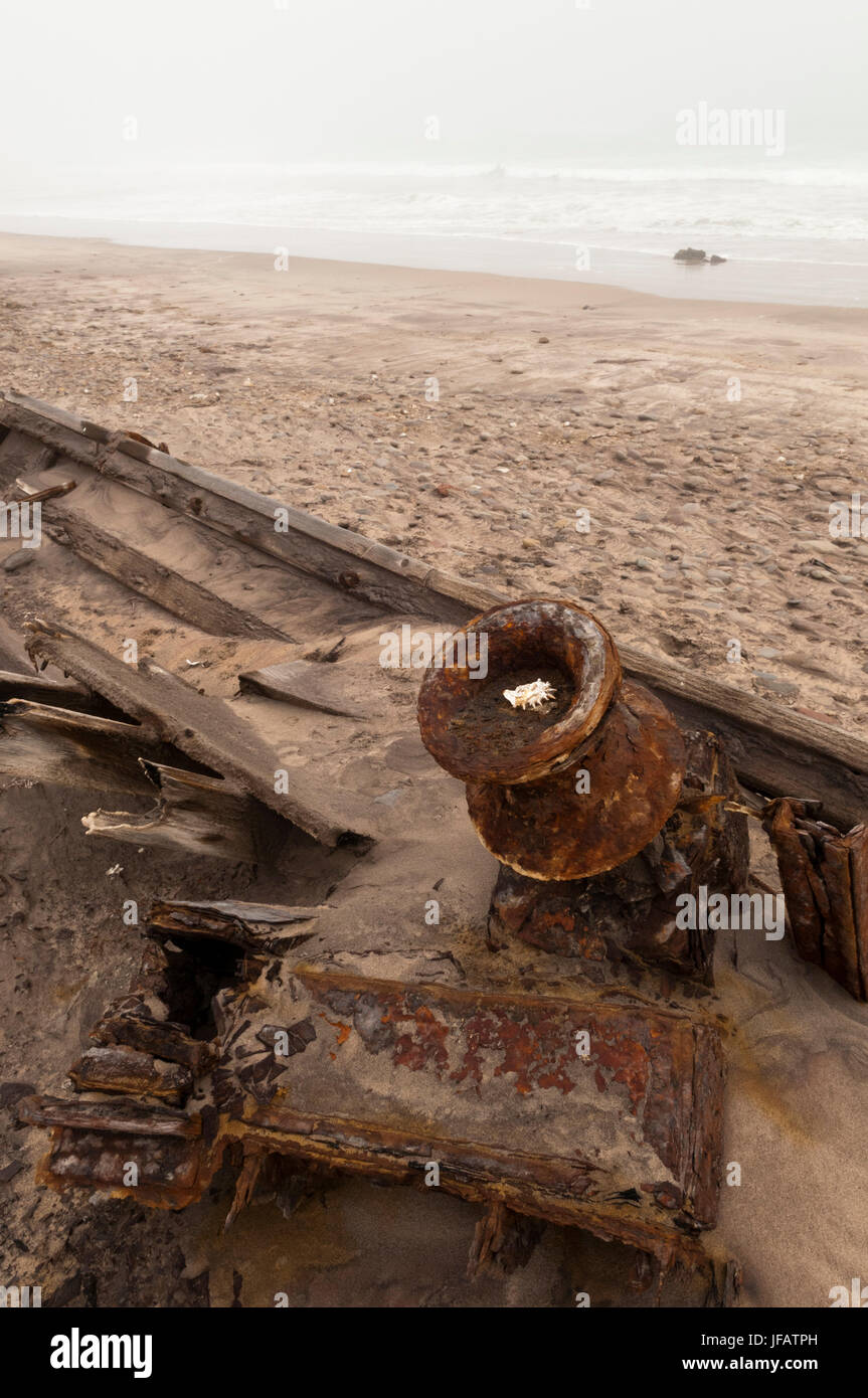 Shipwreck, Skeleton Coast National Park, Namibia Stock Photo - Alamy