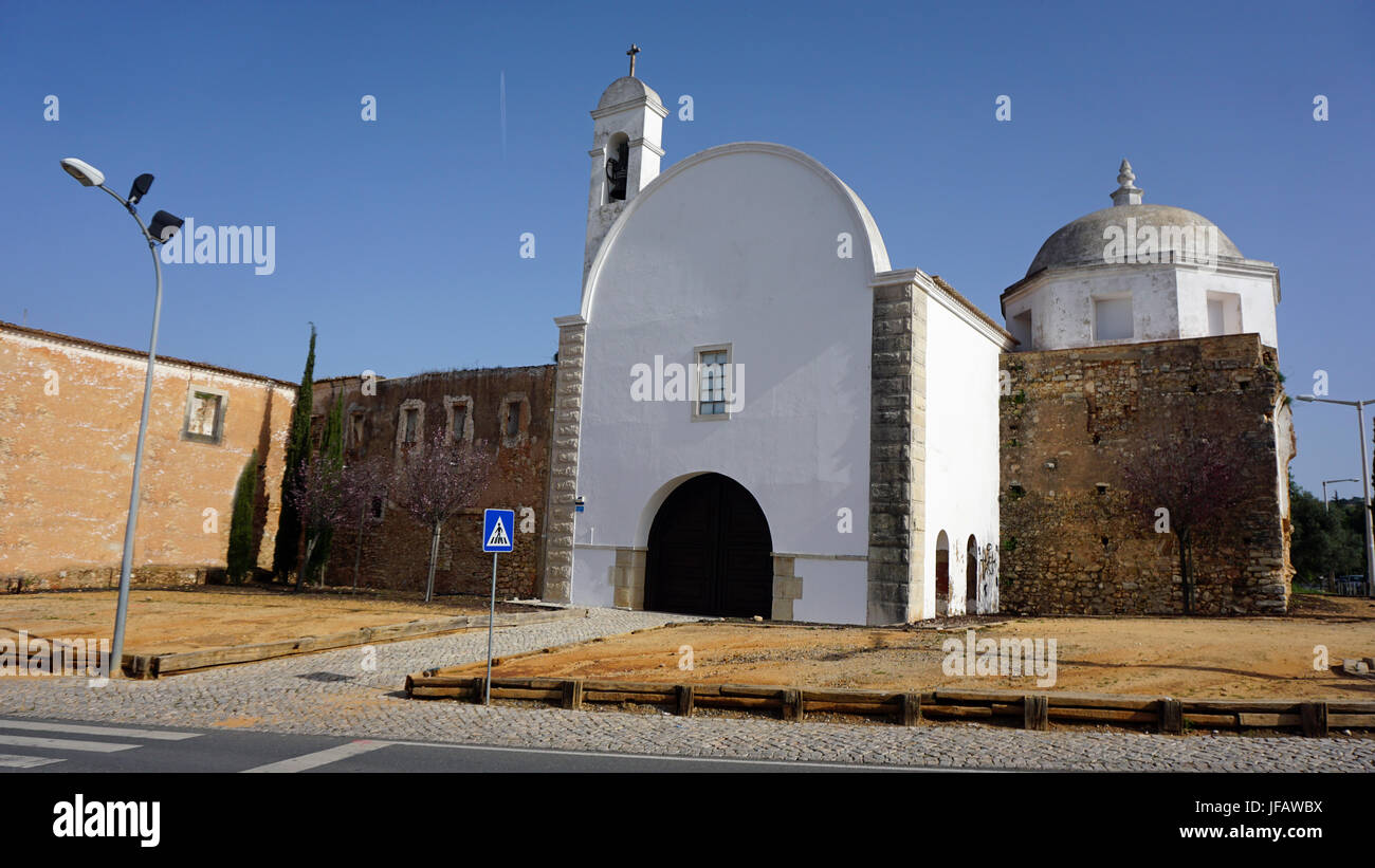 traditional architecture from small town loule in portugal Stock Photo ...