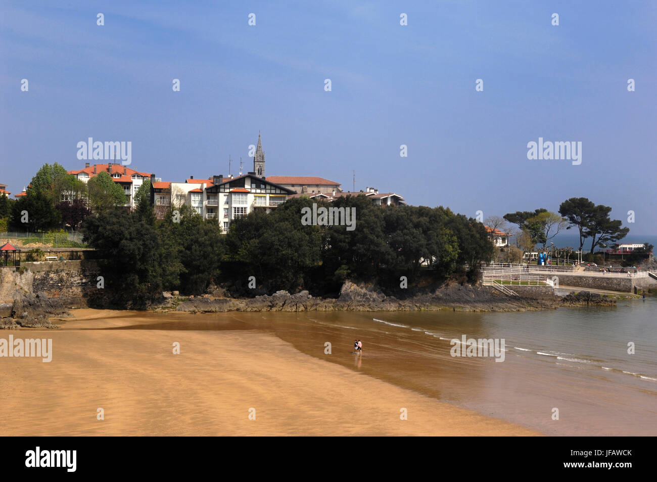 Beach of Mundaka, Basque Country; Spain Stock Photo - Alamy