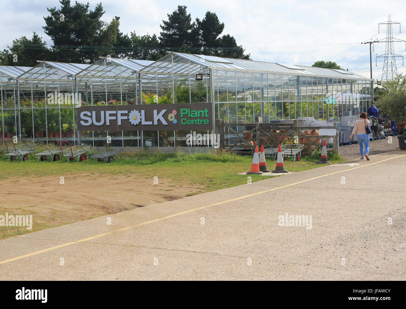 Suffolk Plant Centre garden centre, Pettistree, Suffolk, England, UK ...