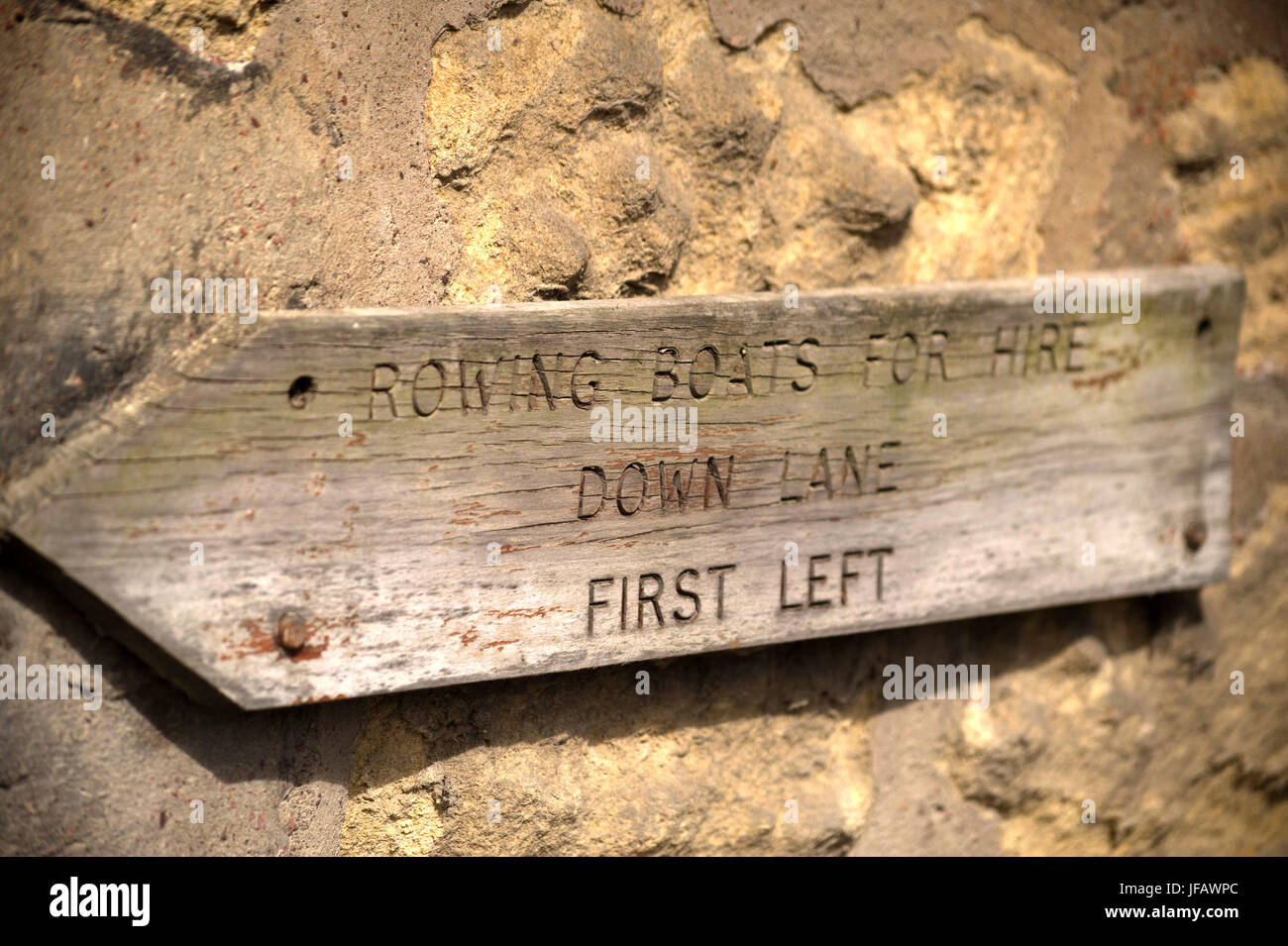 Rowing boats sign hi-res stock photography and images - Alamy