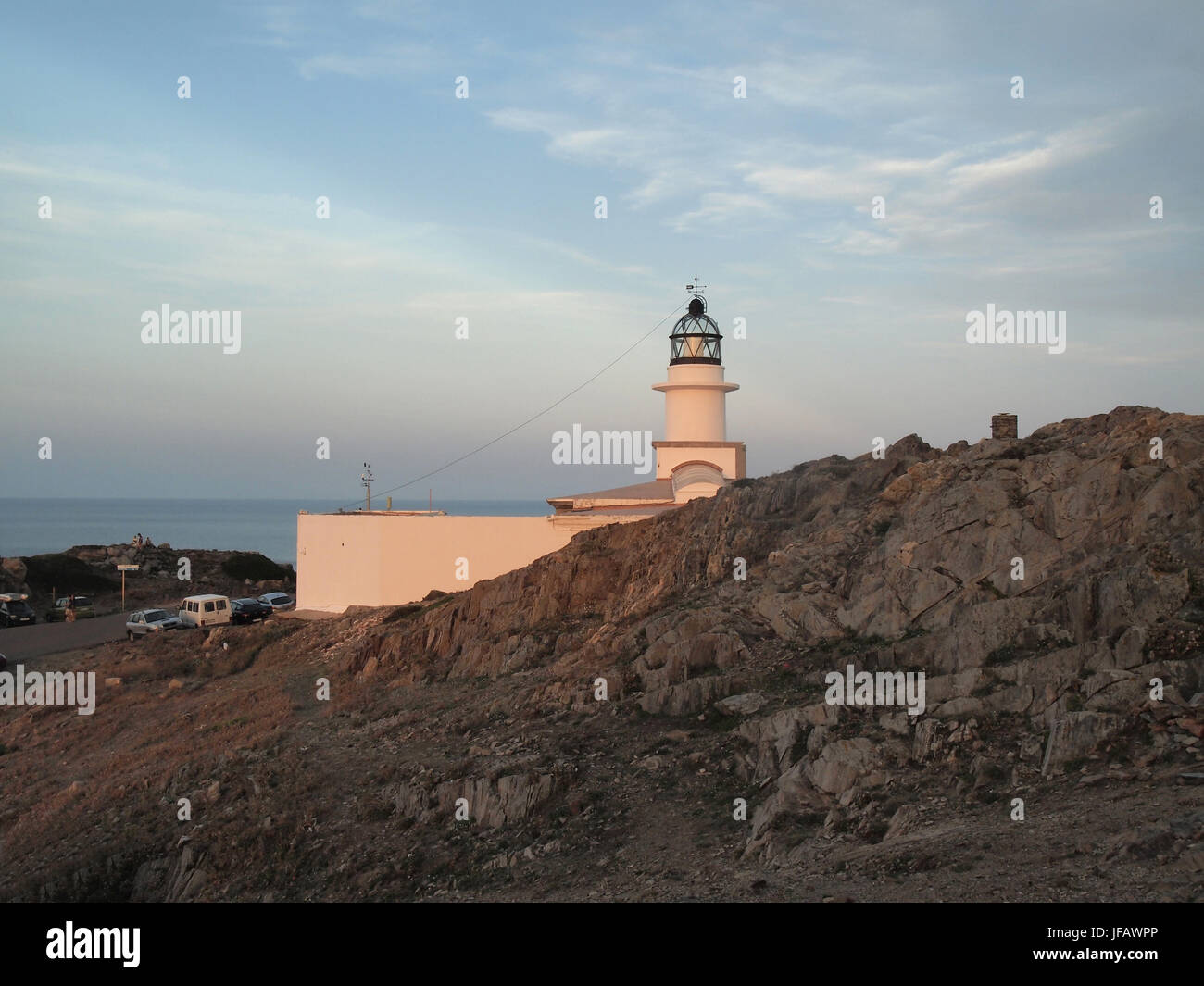 lighthouse of Cap de Creus, Casta Brava, Girona,Catalonia, Spain Stock ...