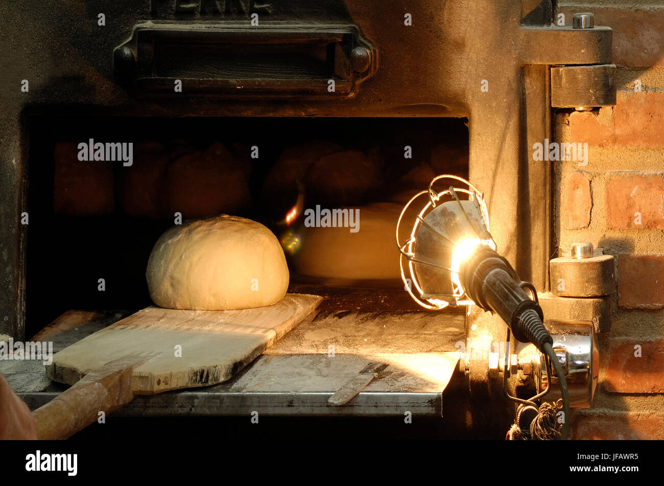 Baking the rustic bread Stock Photo - Alamy
