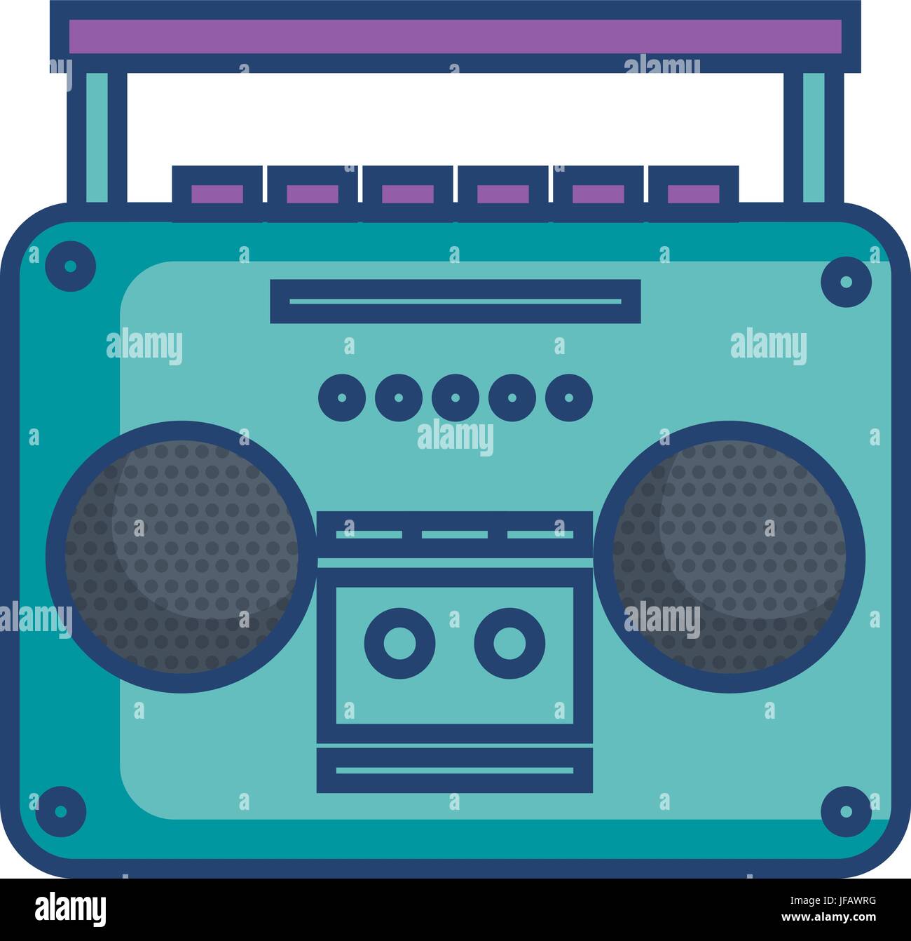 old music player icon vector illustration design Stock Vector Image ...