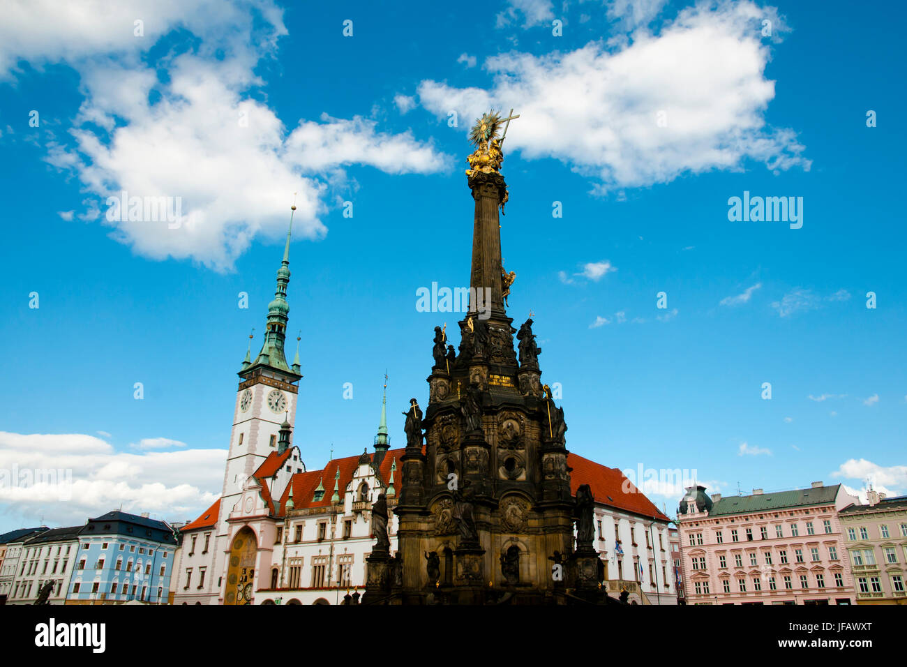 Holy Trinity Column - Olomouc - Czech Republic Stock Photo - Alamy