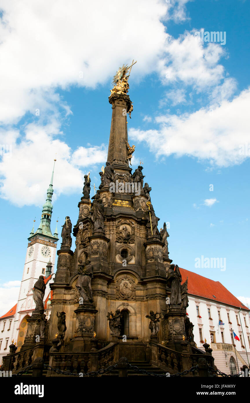 Holy Trinity Column - Olomouc - Czech Republic Stock Photo - Alamy