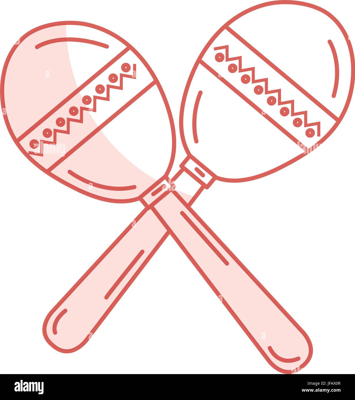 maracas tropical instrument icon vector illustration design Stock ...
