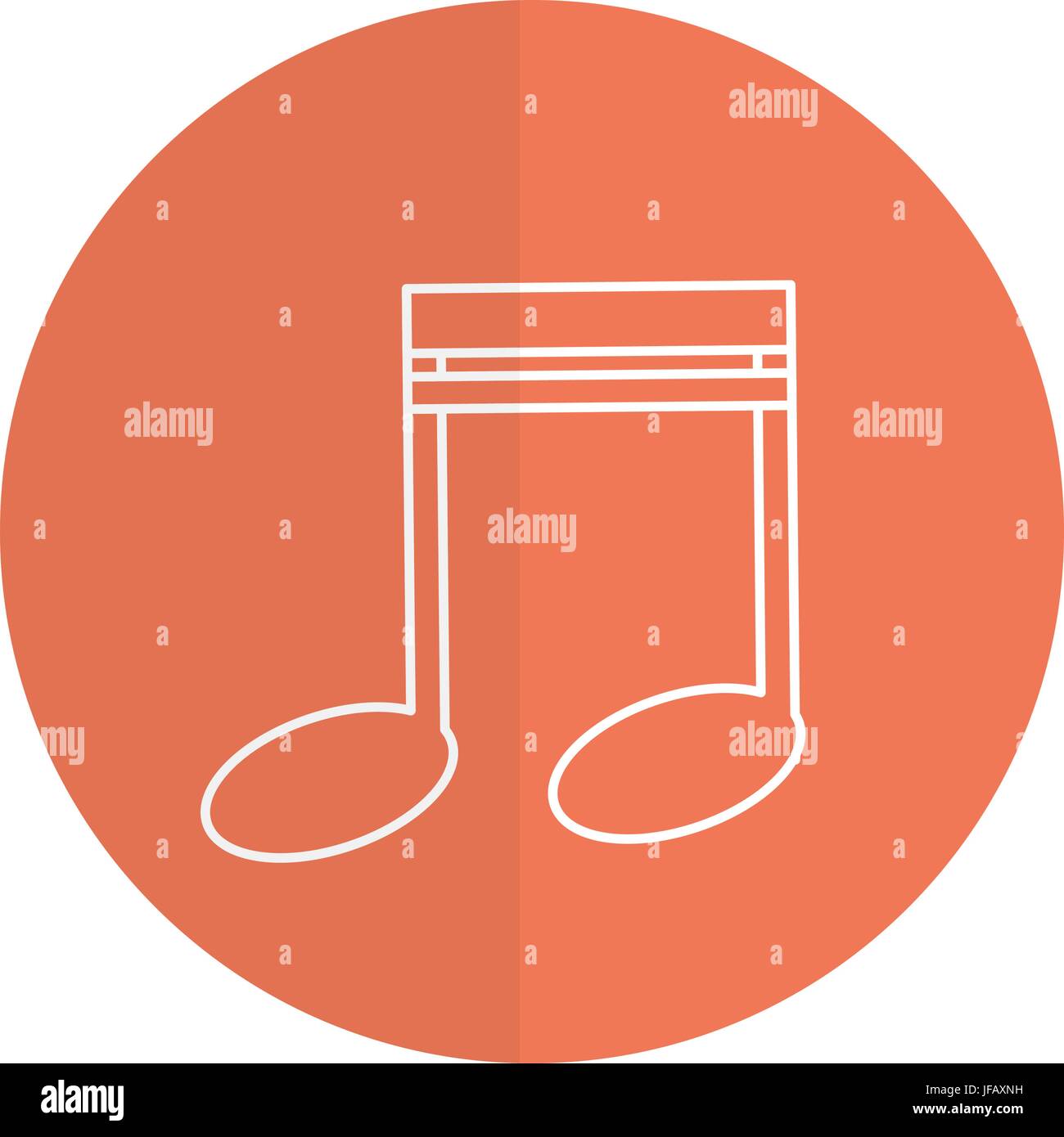 music note isolated icon vector illustration design Stock Vector Image ...