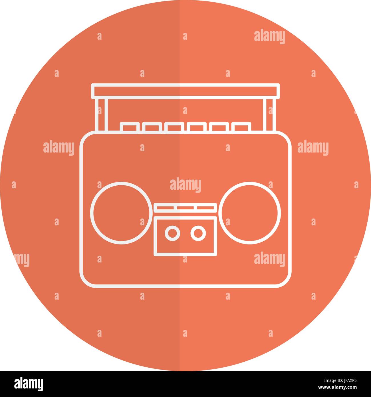 old music player icon vector illustration design Stock Vector Image ...