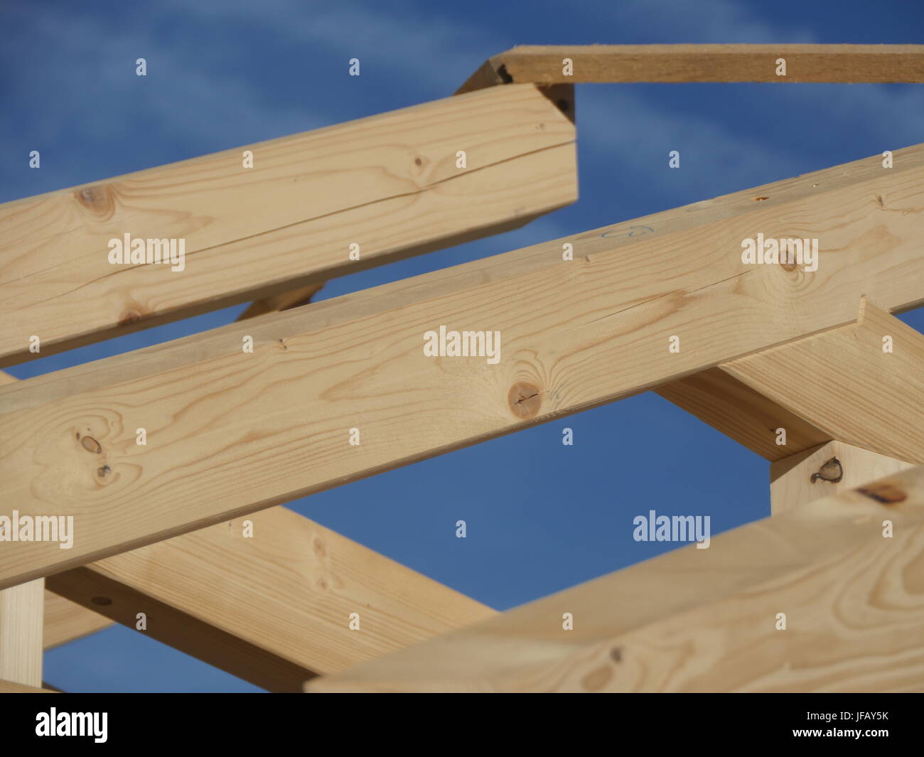 Wooden rafters hi-res stock photography and images - Alamy