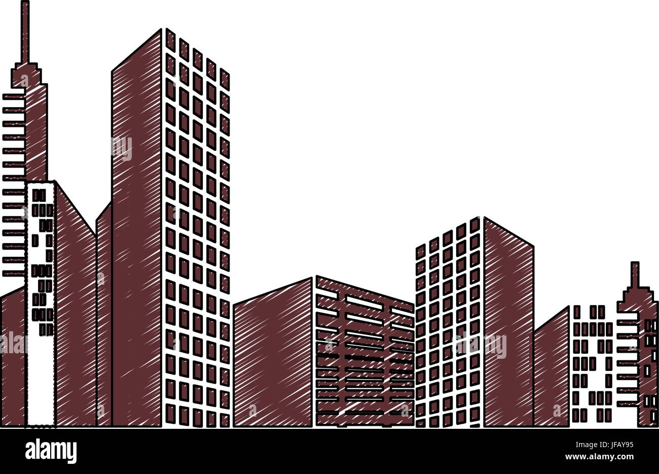 city buildings icon over white background vector illustration Stock ...