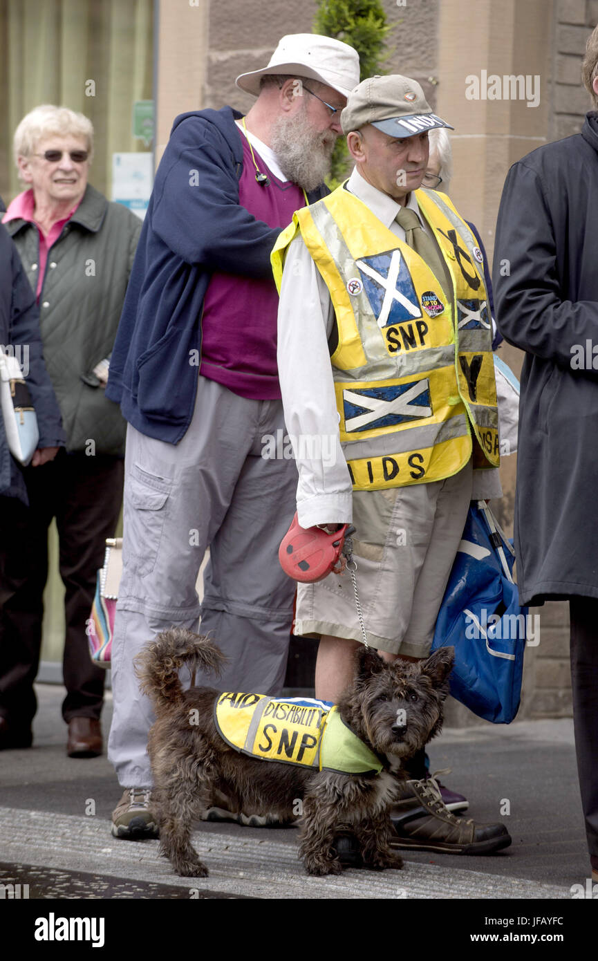 SNP Party attend their manifesto launch at Perth Concert hall in the ...