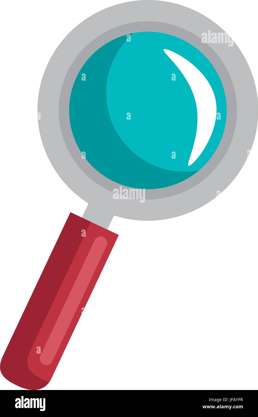 lupe icon over white background colorful design vector illustration ...