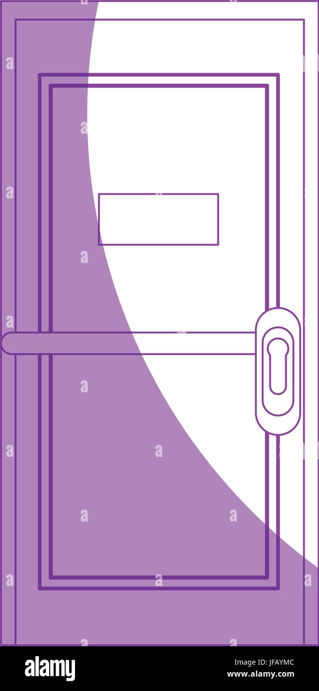 door icon over white background vector illustration Stock Vector Image ...