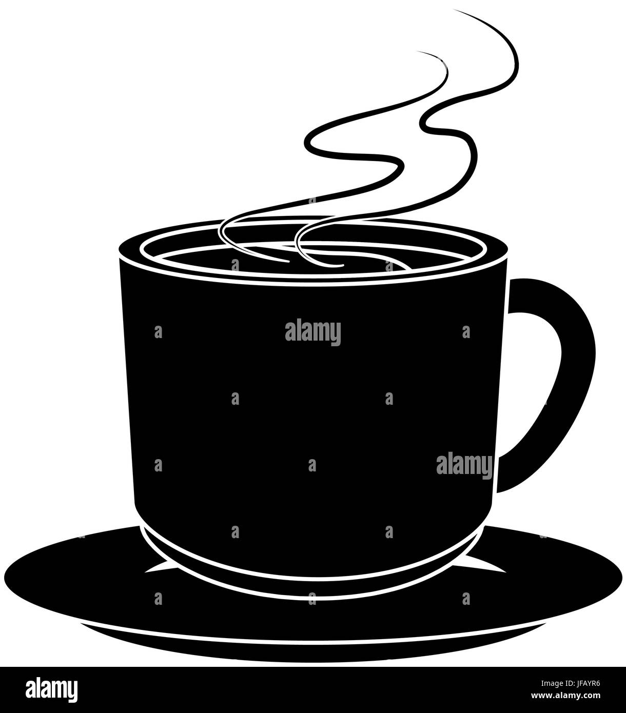 coffee mug icon over white background vector illustration Stock Vector ...