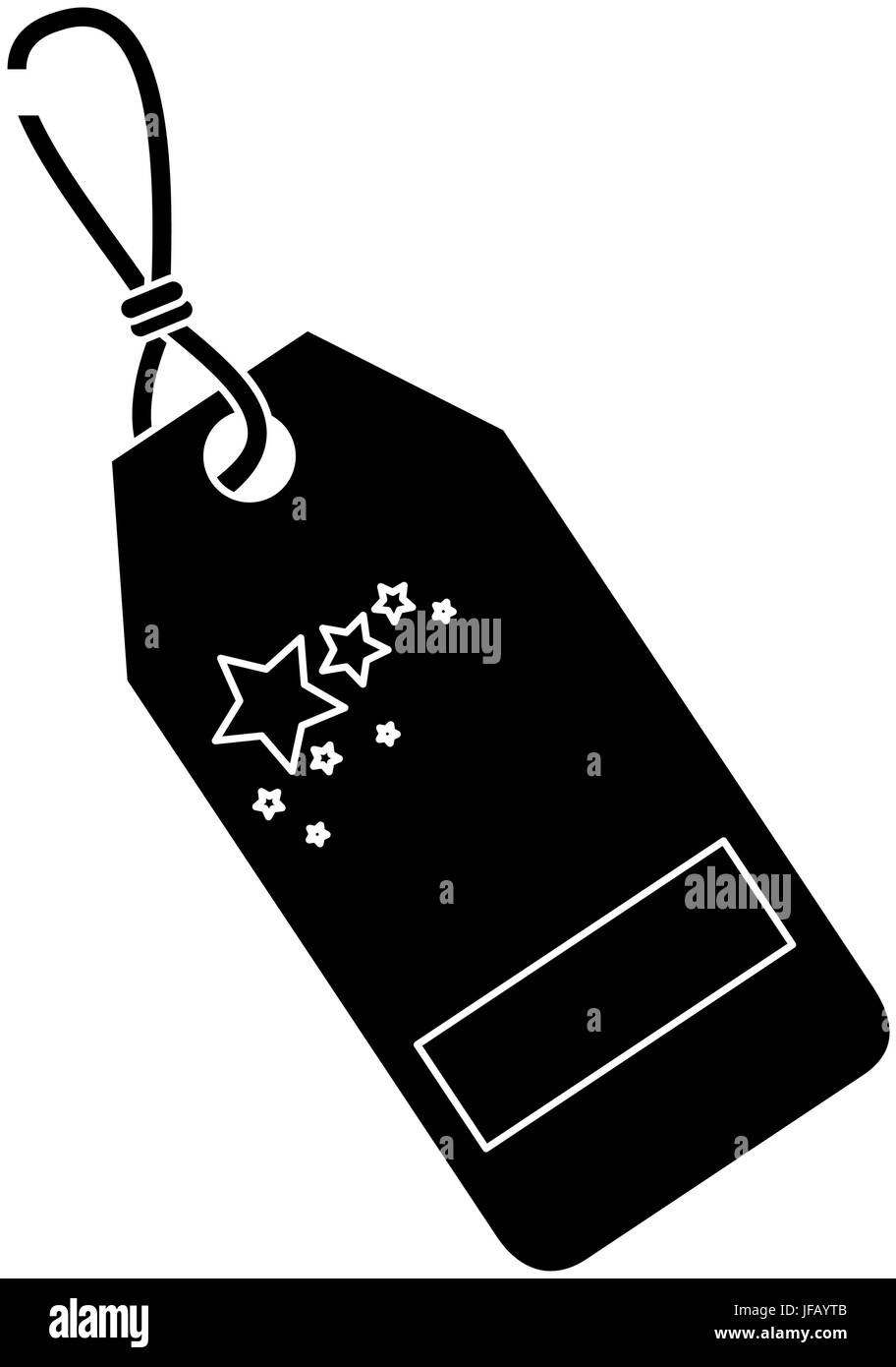 tag icon over white background vector illustration Stock Vector Image ...