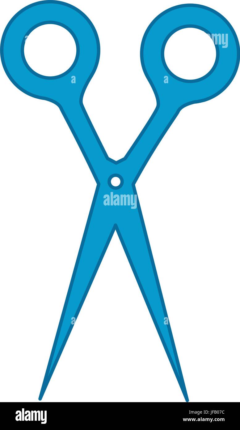 hair scissors icon over white background colorful design vector ...