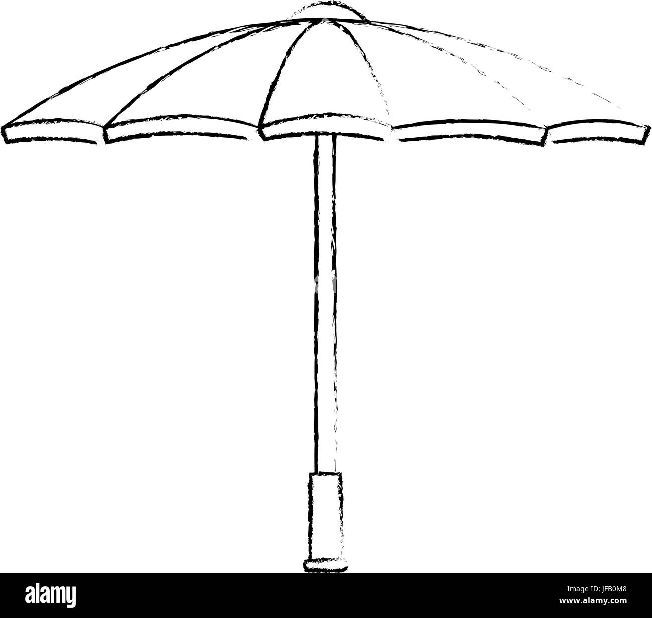 parasol icon over white background vector illustration Stock Vector ...