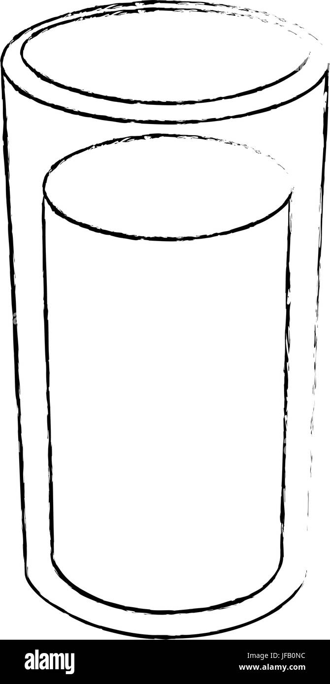 water glass icon over white background vector illustration Stock Vector ...