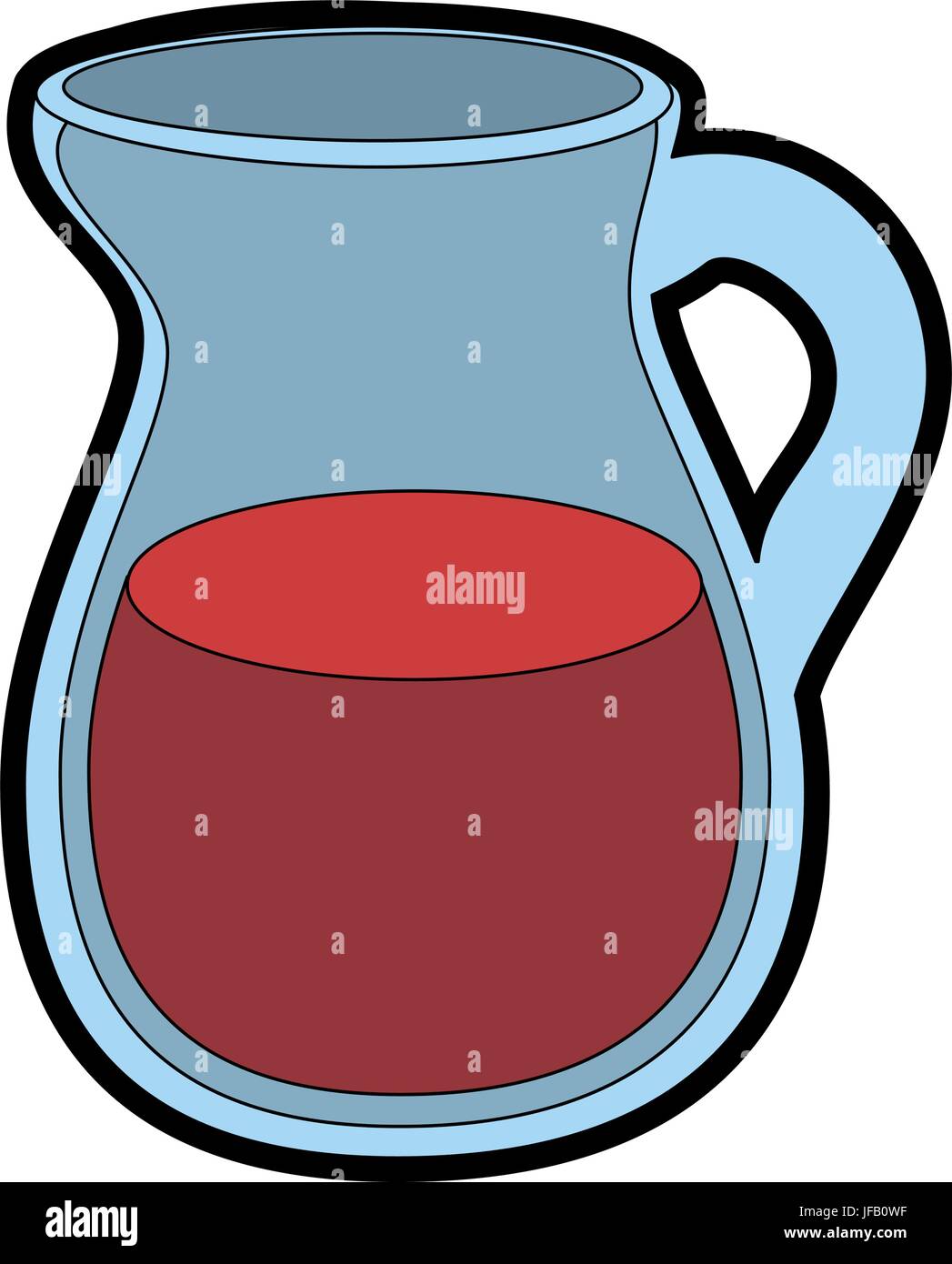 juice pitcher icon over white background vector illustration Stock ...