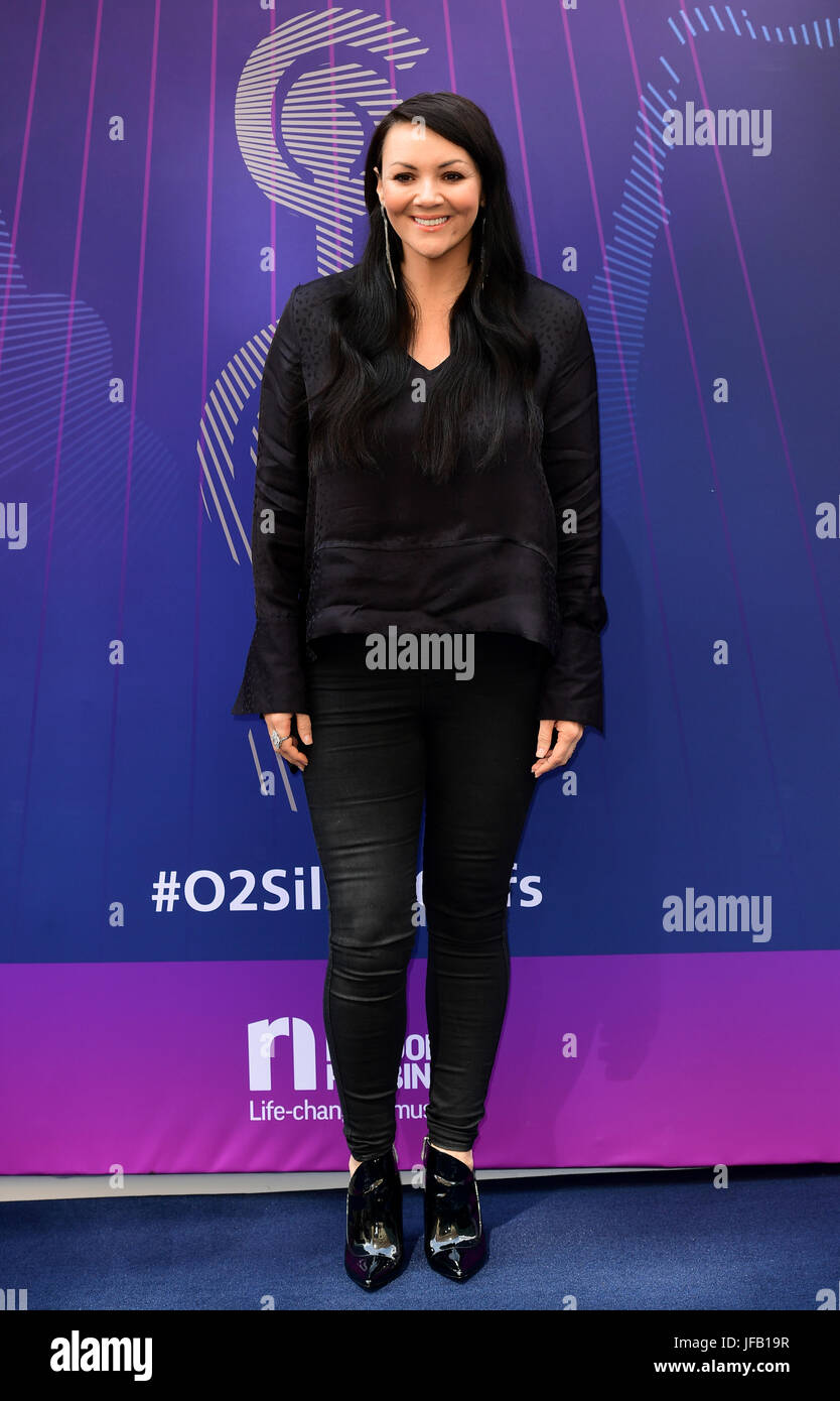 Martine McCutcheon attending the O2 Silver Clef Awards 2017, with the support of Nordoff Robbins ...