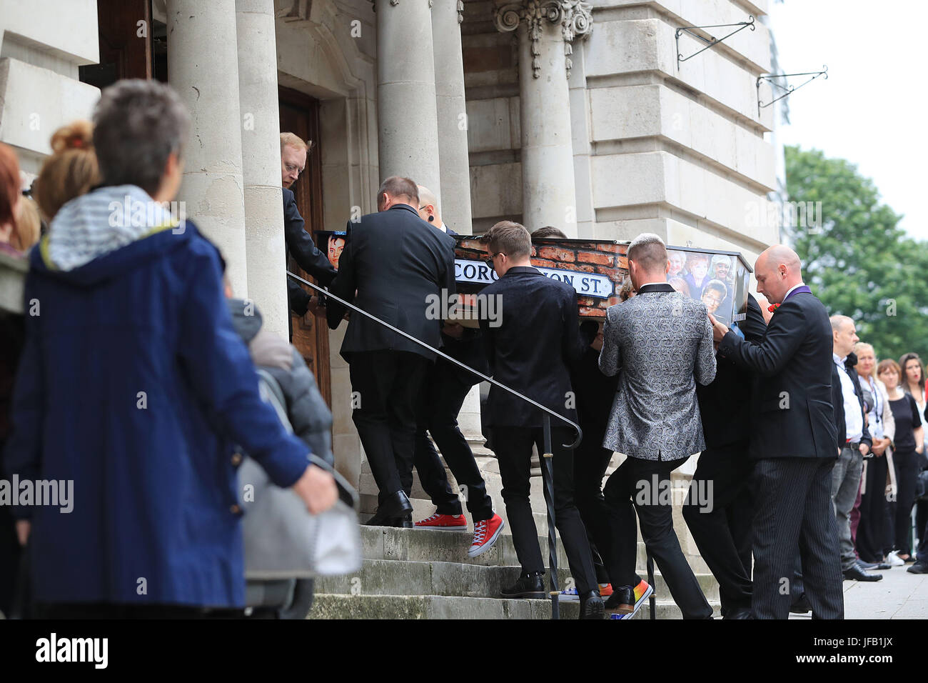 The coffin of Martyn Hett, who was killed in the Manchester Arena ...