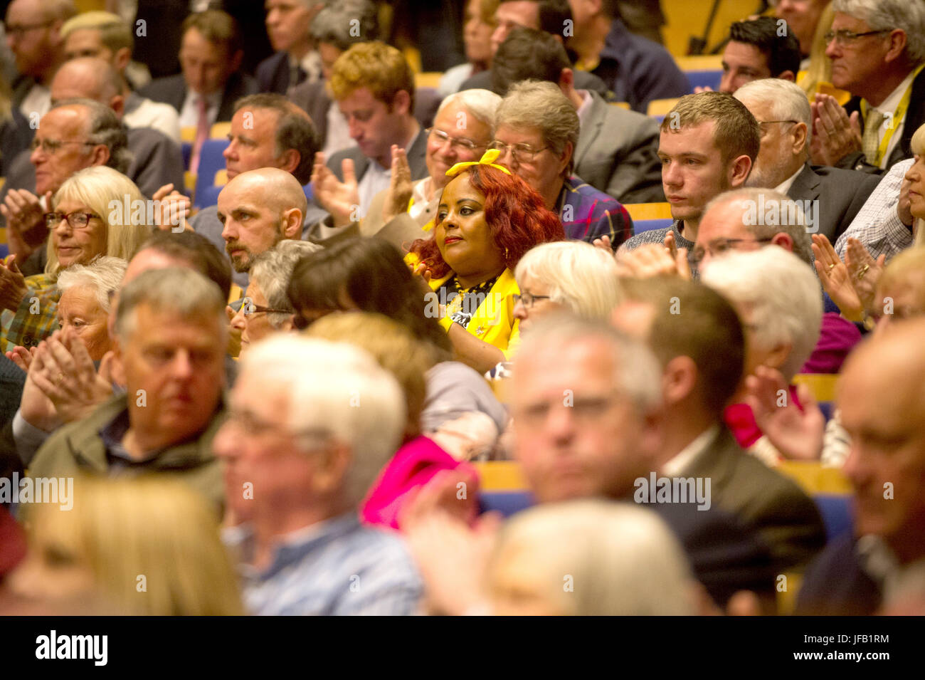 SNP Party attend their manifesto launch at Perth Concert hall in the ...