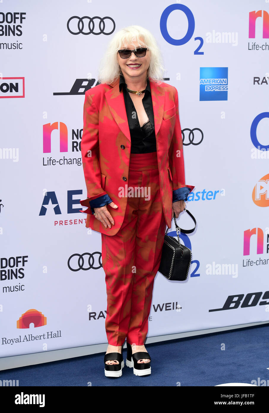 Debbie Harry attending the O2 Silver Clef Awards 2017, with the support of Nordoff Robbins, held ...