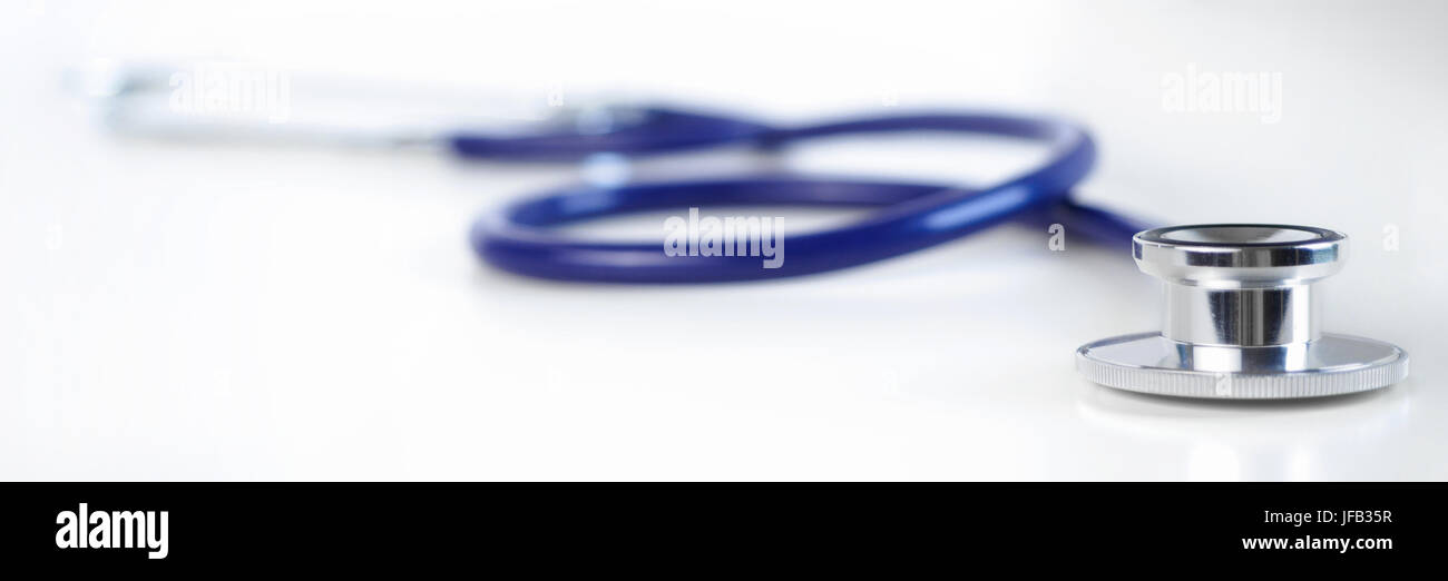Stethoscope on white background. Healthcare and medical concept Stock ...