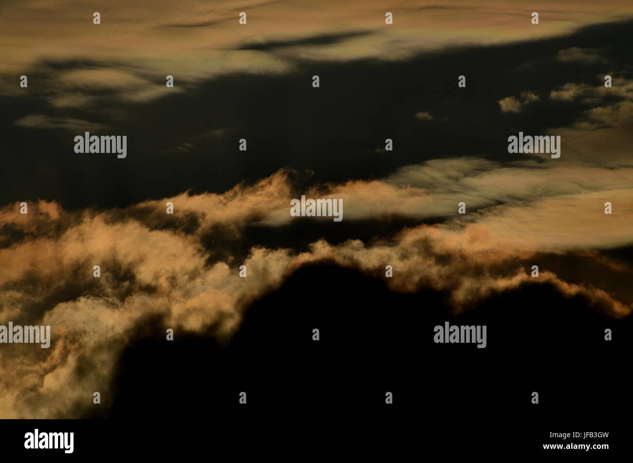 Evening clouds in Berlin and Falkensee (Brandenburg), Germany Stock ...