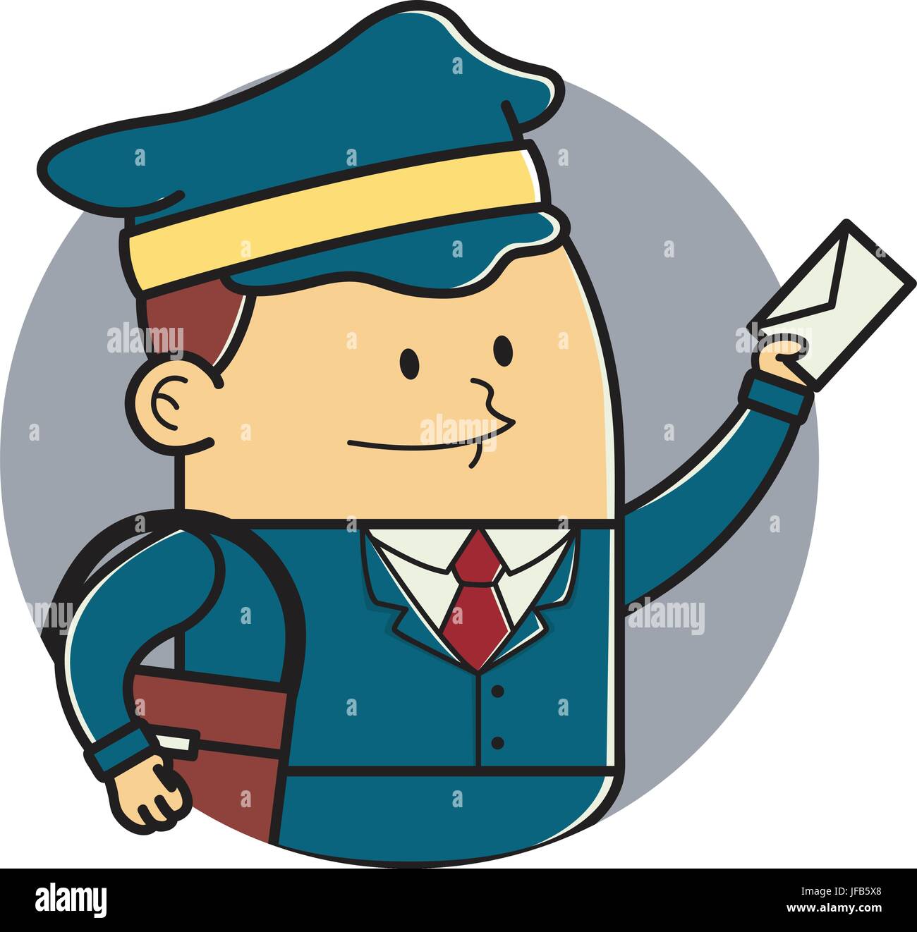 Retro images of office people Stock Vector Images - Alamy