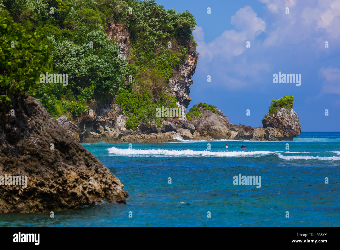 Impossible Beach - Bali Indonesia Stock Photo - Alamy