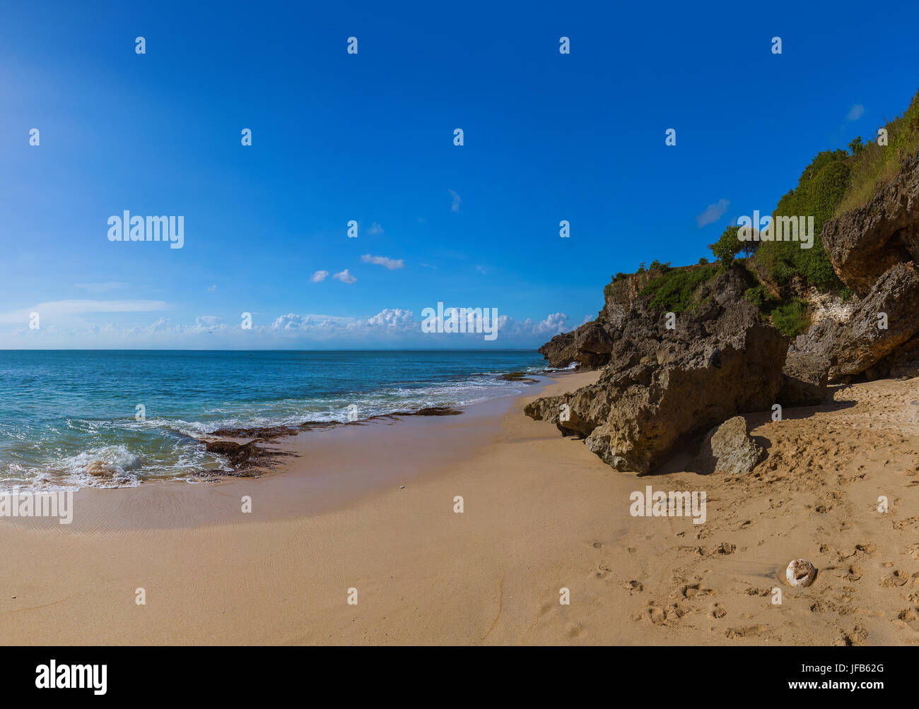Secret Beach - Bali Indonesia Stock Photo - Alamy