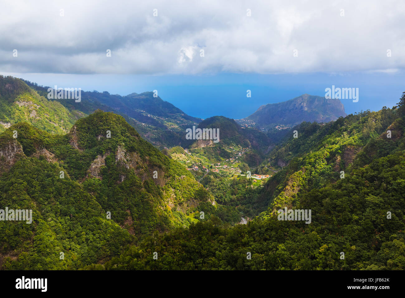 Balcoes levada viewpoint - Madeira Portugal Stock Photo - Alamy