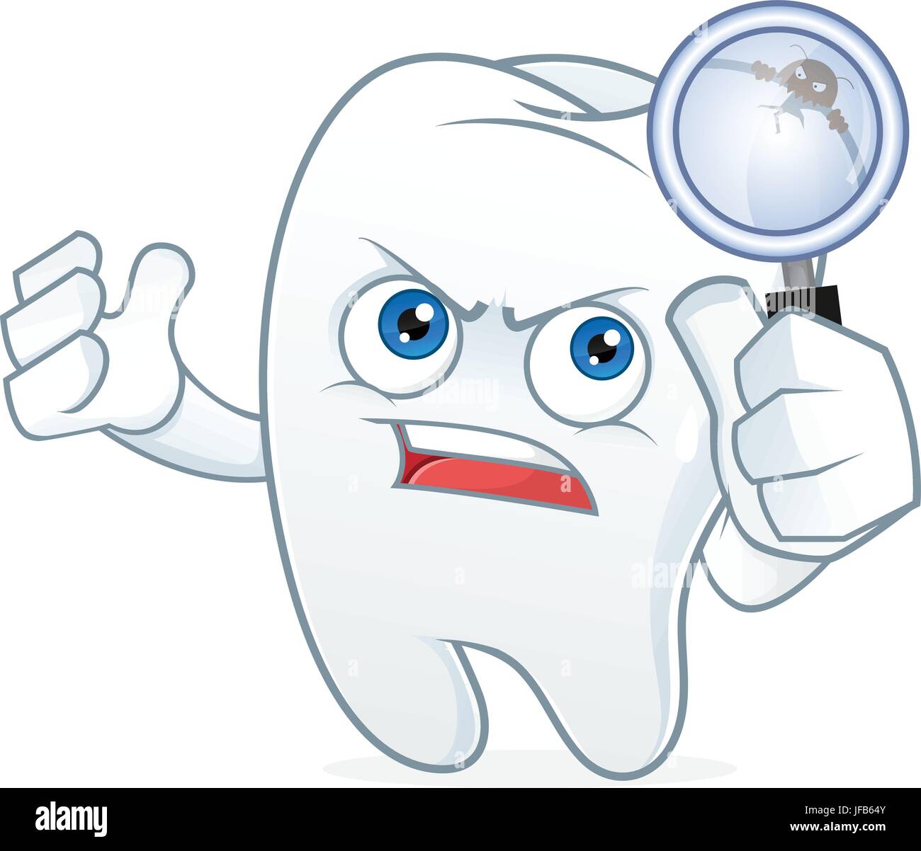 Tooth cartoon mascot Stock Vector Image & Art - Alamy