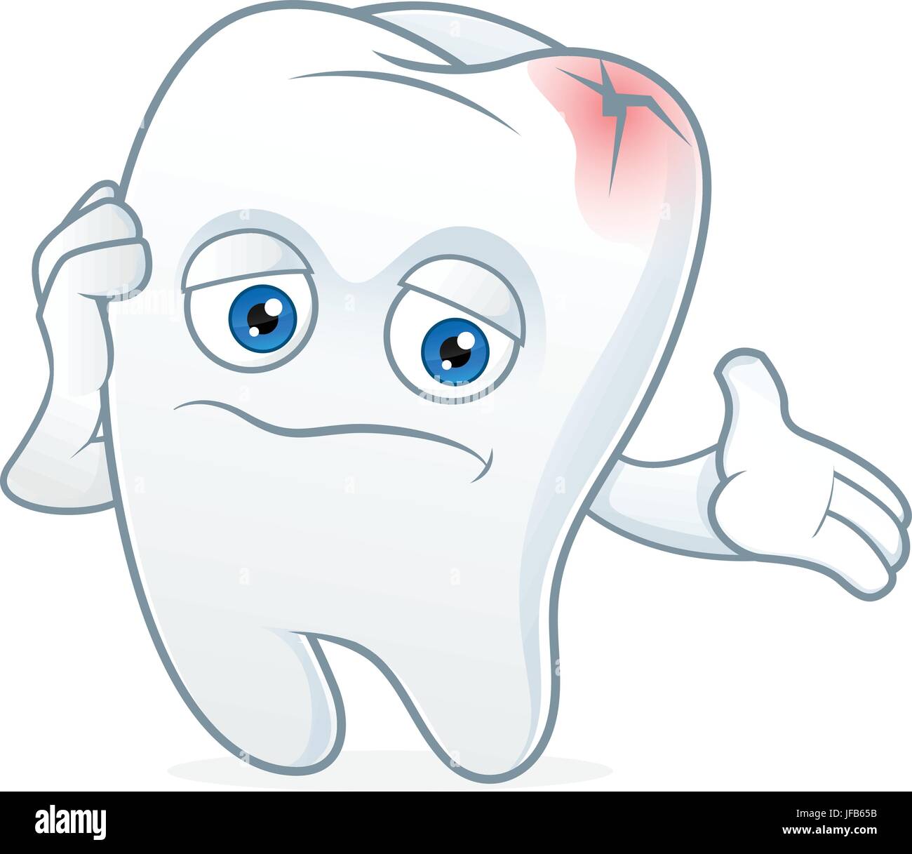 Tooth cartoon mascot Stock Vector Image & Art - Alamy