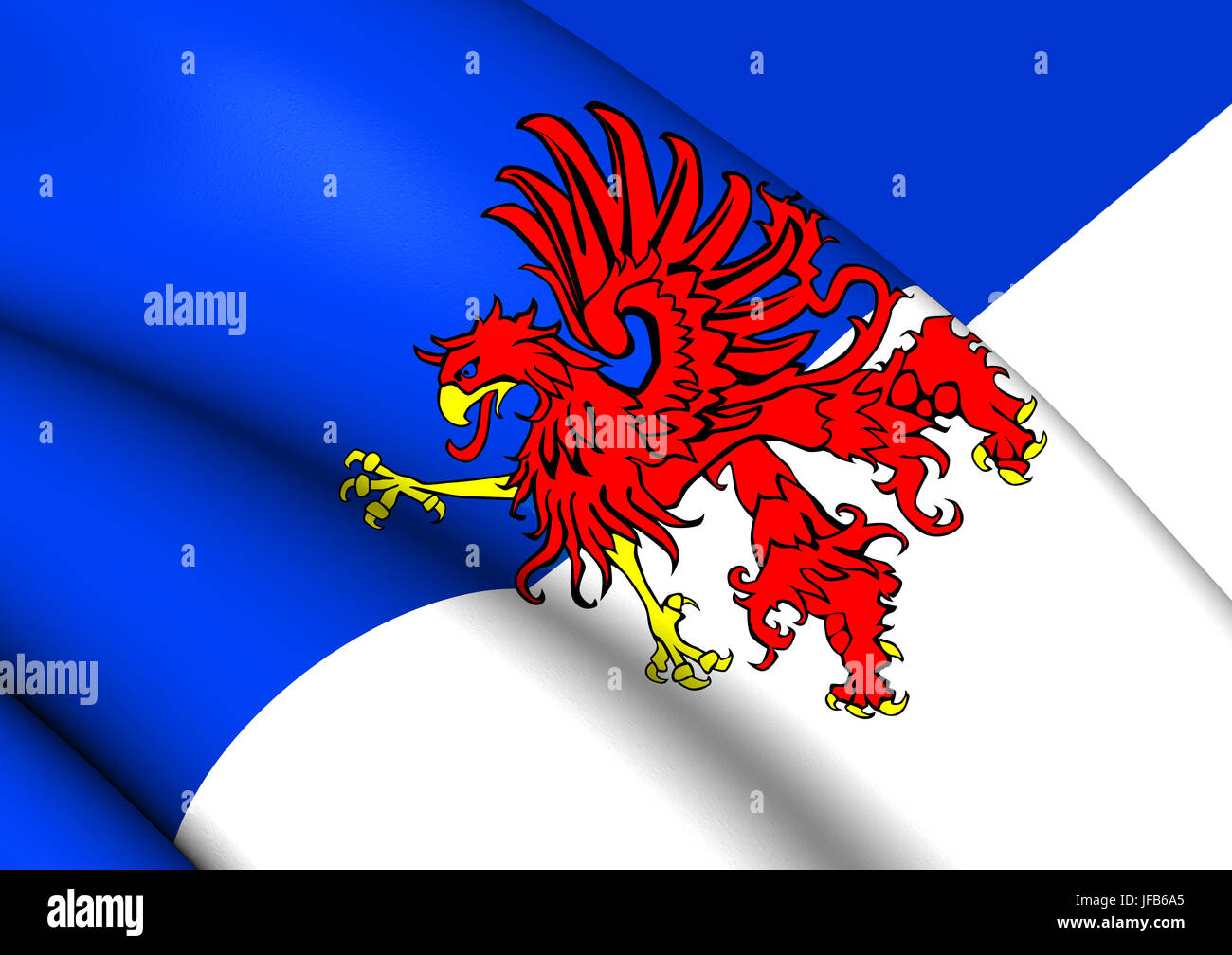 Flag of Pomerania Stock Photo - Alamy