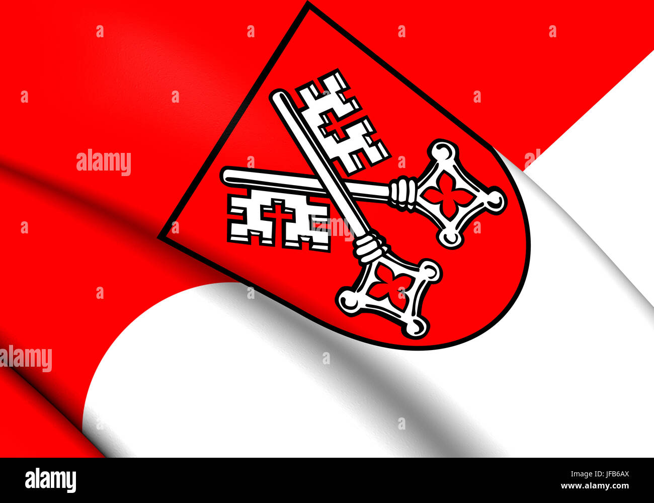 Flag of Regensburg, Germany Stock Photo - Alamy