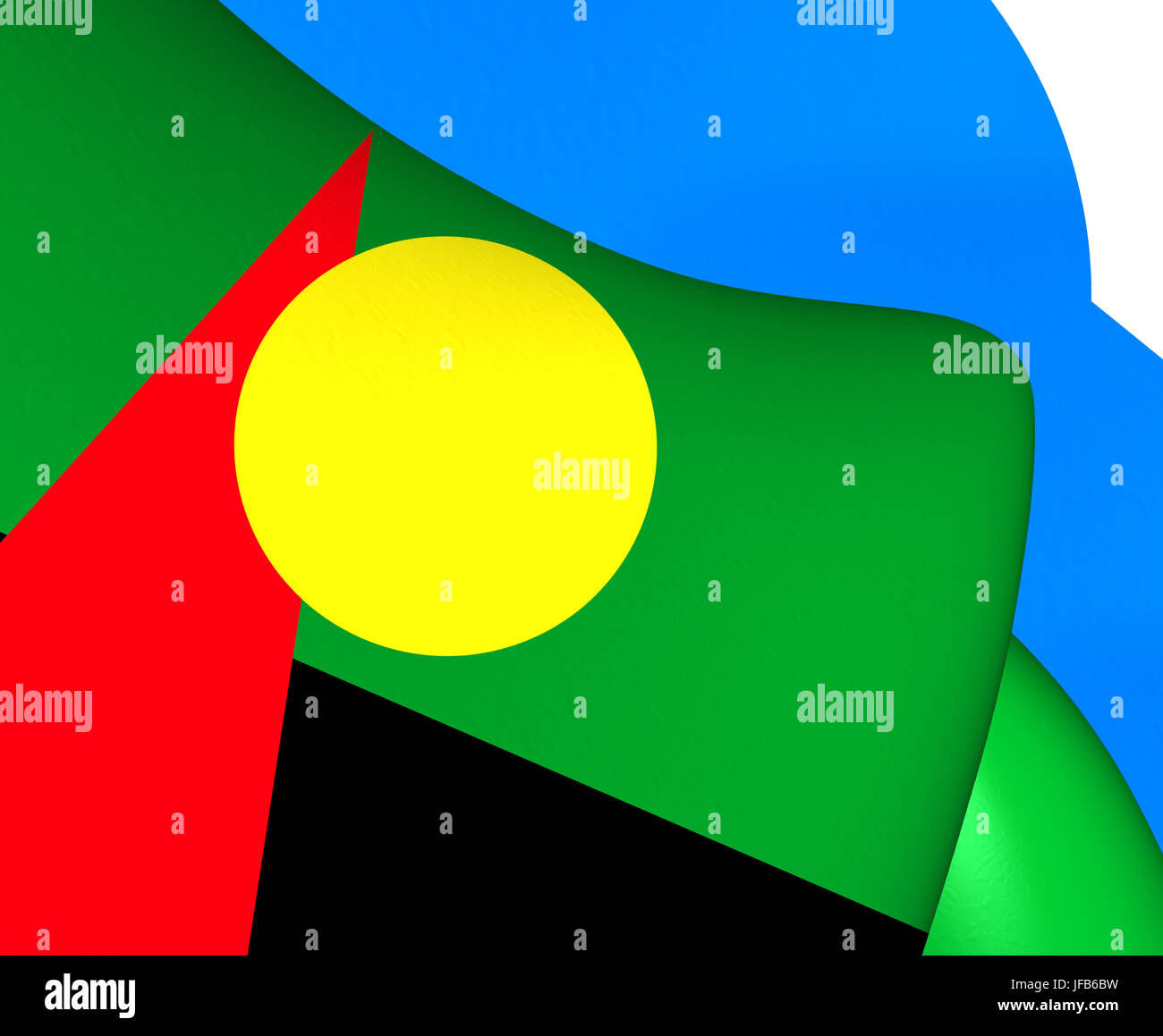 Flag of Reunion (Proposed Stock Photo - Alamy