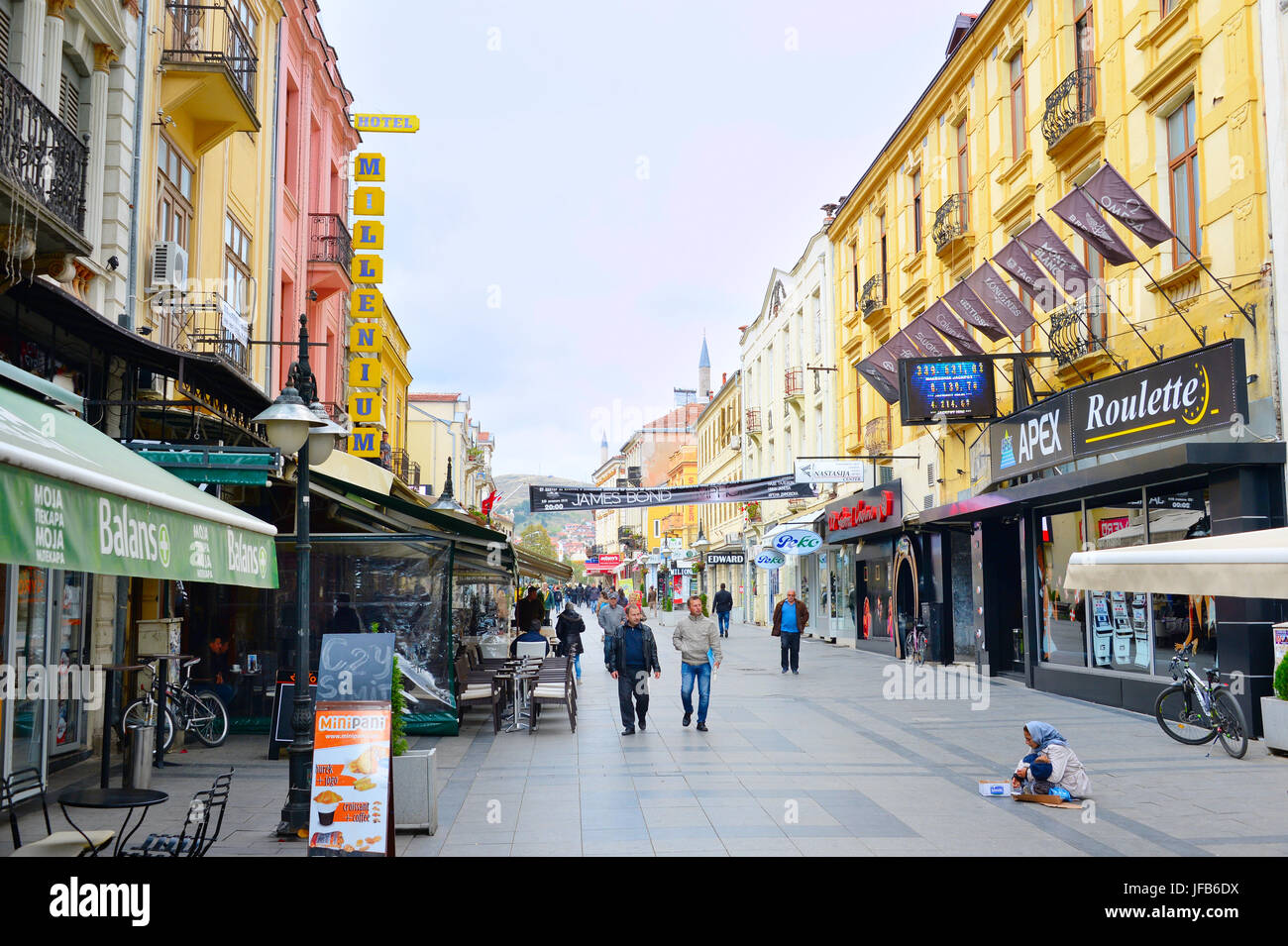 Bitola city center, Macedonia Stock Photo - Alamy