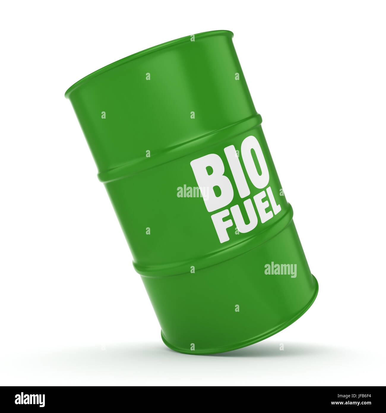 3D rendering barrel of biofuels Stock Photo - Alamy