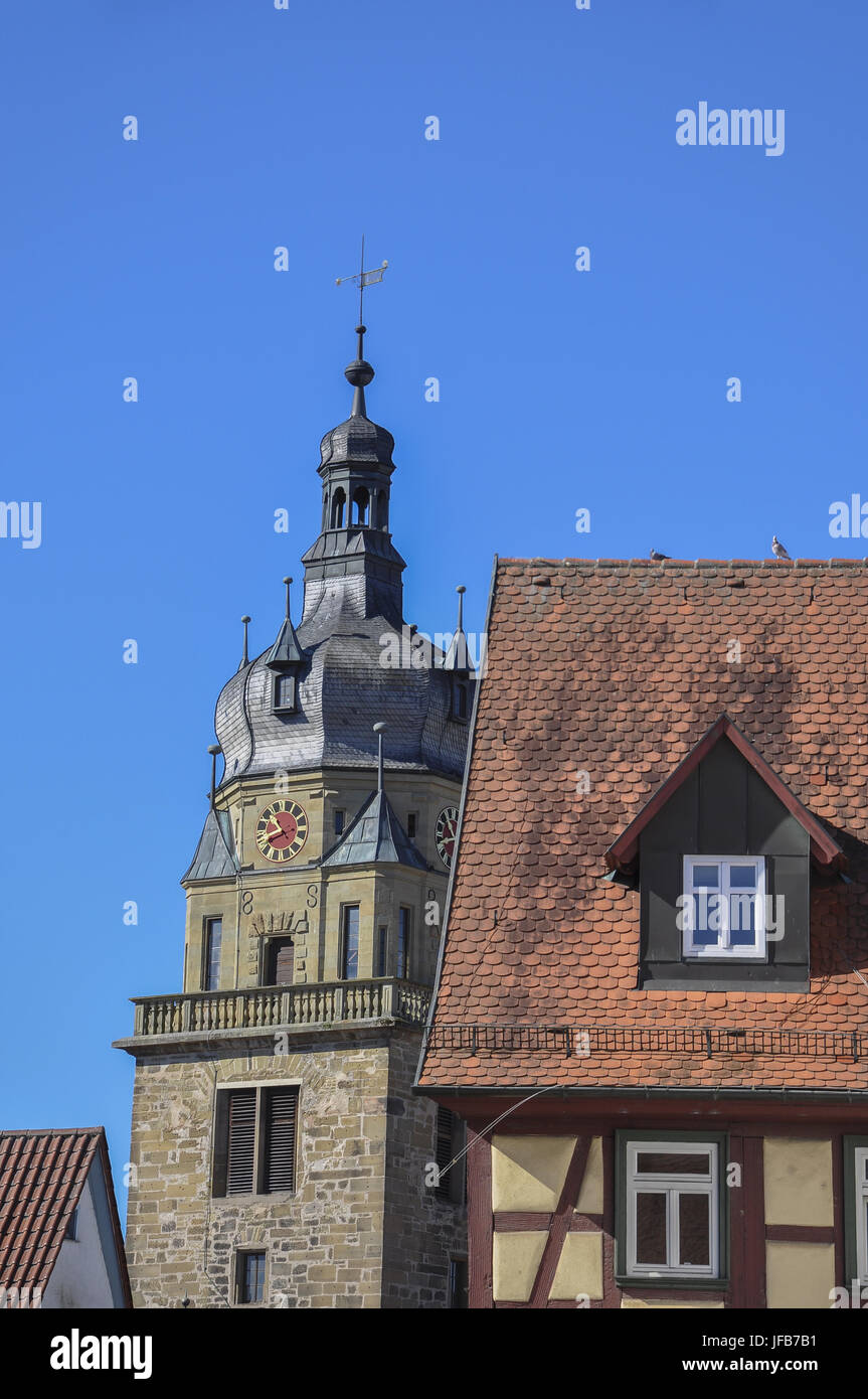 Church in Neuenstein, Germany Stock Photo - Alamy