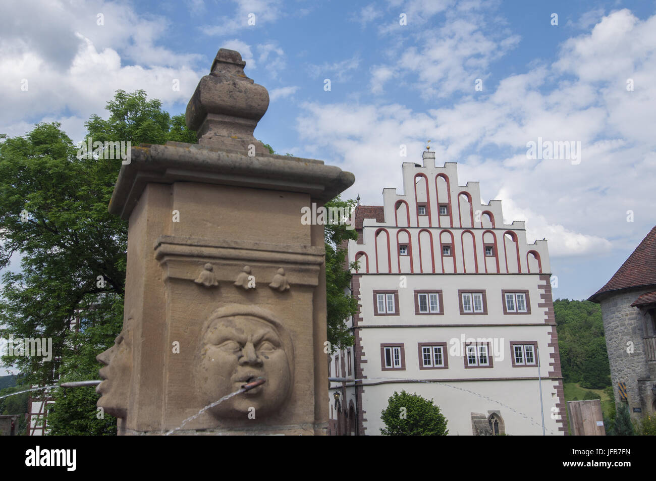 Water well in Vellberg, Germany Stock Photo - Alamy