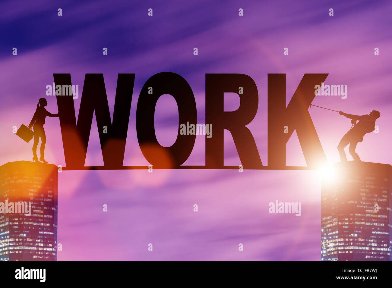 Business concept of hard work Stock Photo - Alamy