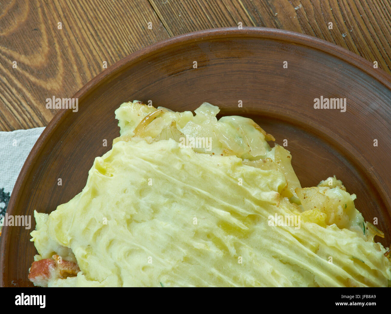 Russian potato pie Stock Photo - Alamy