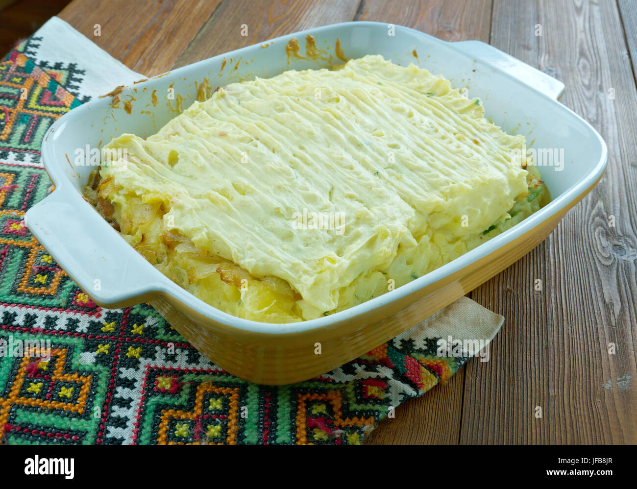 Russian potato pie Stock Photo - Alamy